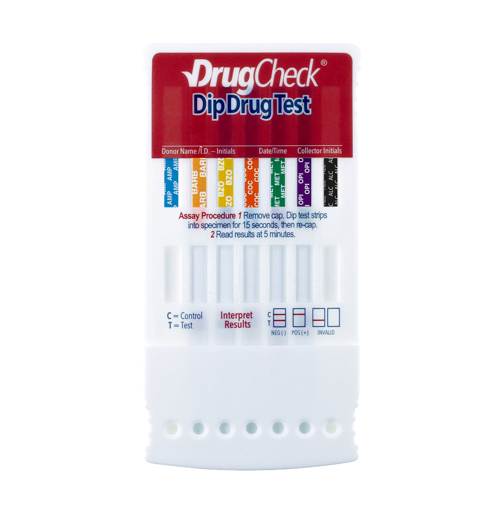 DRUGCHECK TARJETA 7 - AMP, BAR, BZD, COC, MET – Diinsel
